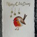 Handmade Robin Christmas Card | Original Watercolor Art - Etsy