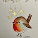 Handmade Robin Christmas Card | Original Watercolor Art - Etsy