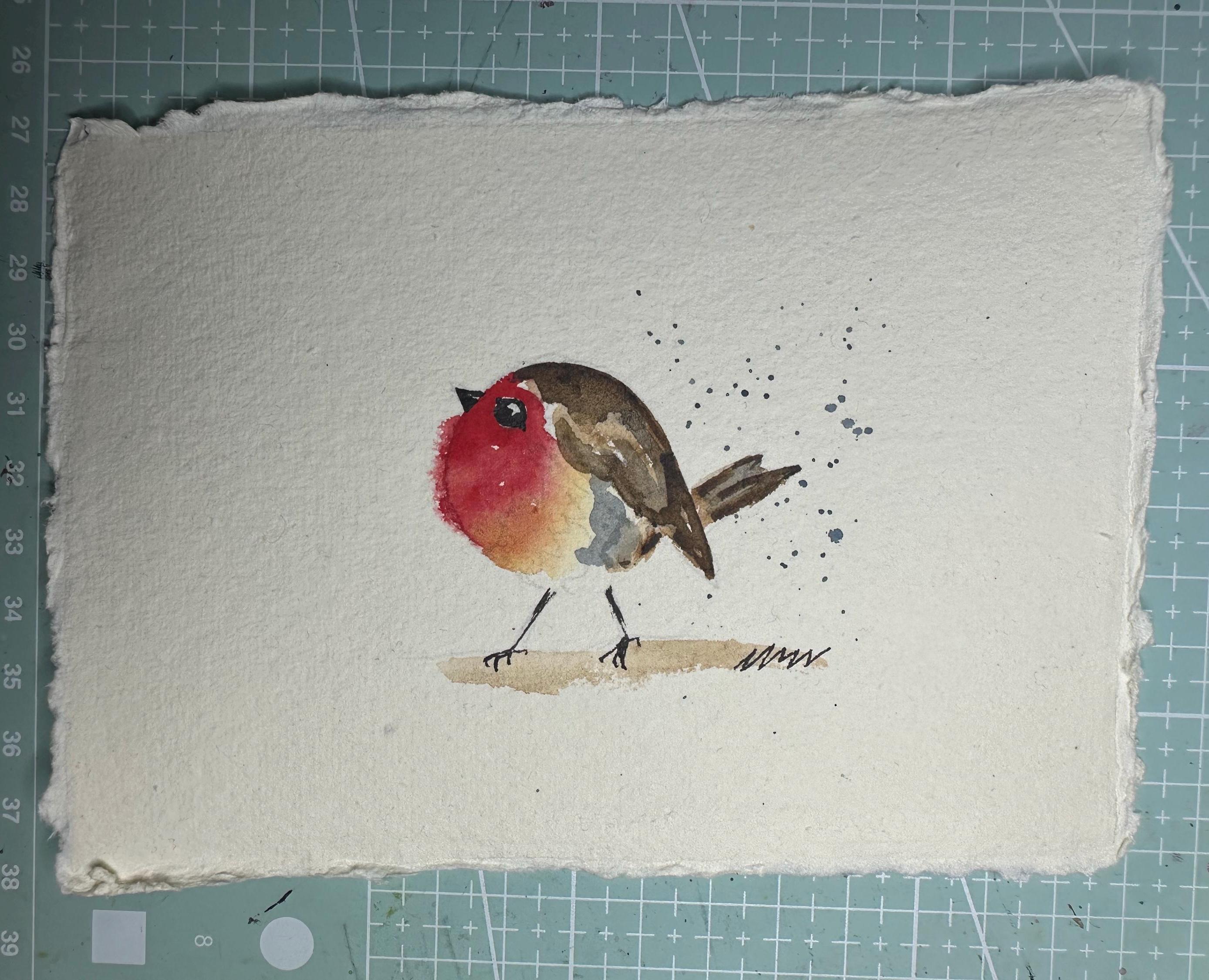 Bird | Original Hand Painted Watercolour Wall Art | Handmade | Bird - Etsy