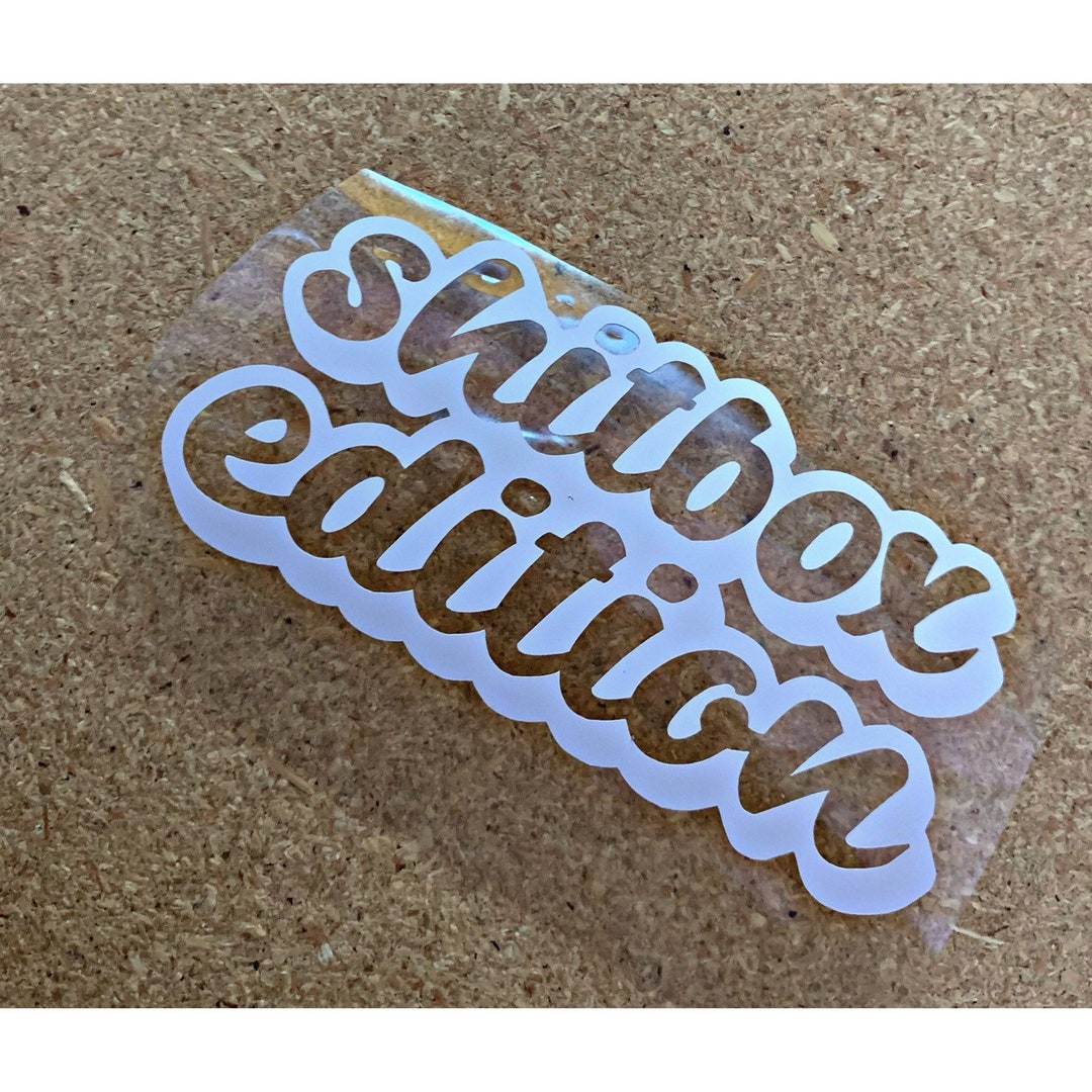 Shitbox Edition Decal, Car Decal, Custom Decal, Vehicle Graphics, Auto ...