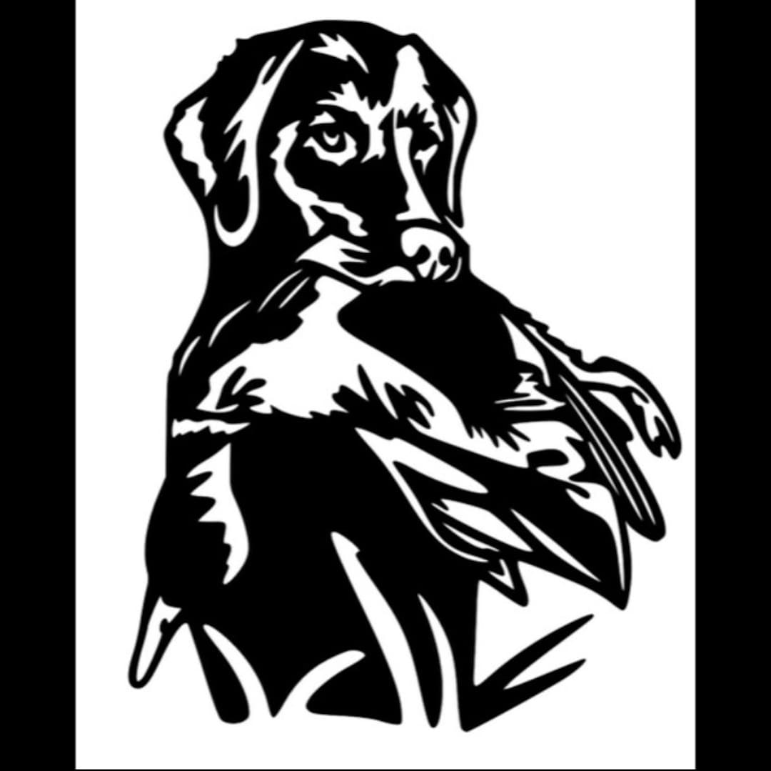 Duck Dog Decal | Hunting Dog Decal | Southern | Truck Decal - Etsy