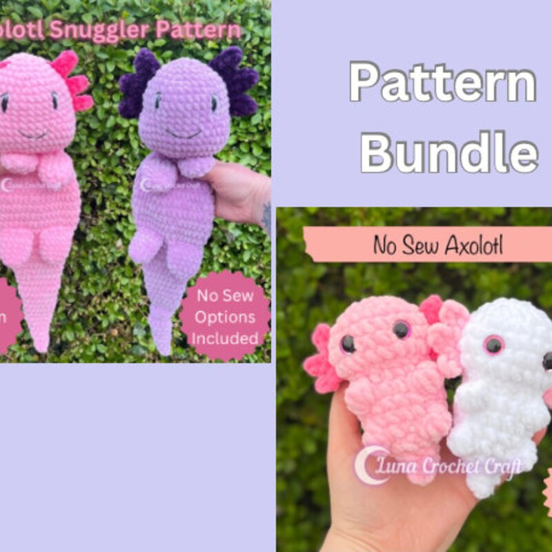 Crochet Axolotl - Etsy