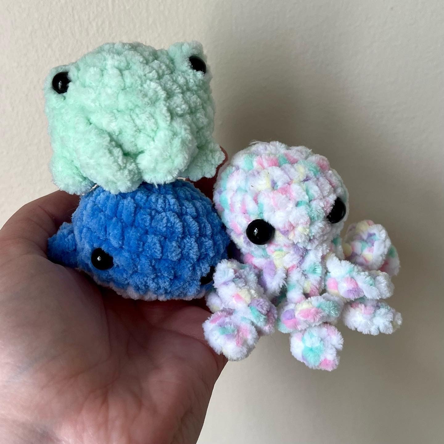 PATTERN ONLY. Crochet No Sew Patterns Frog Whale Octopus. - Etsy