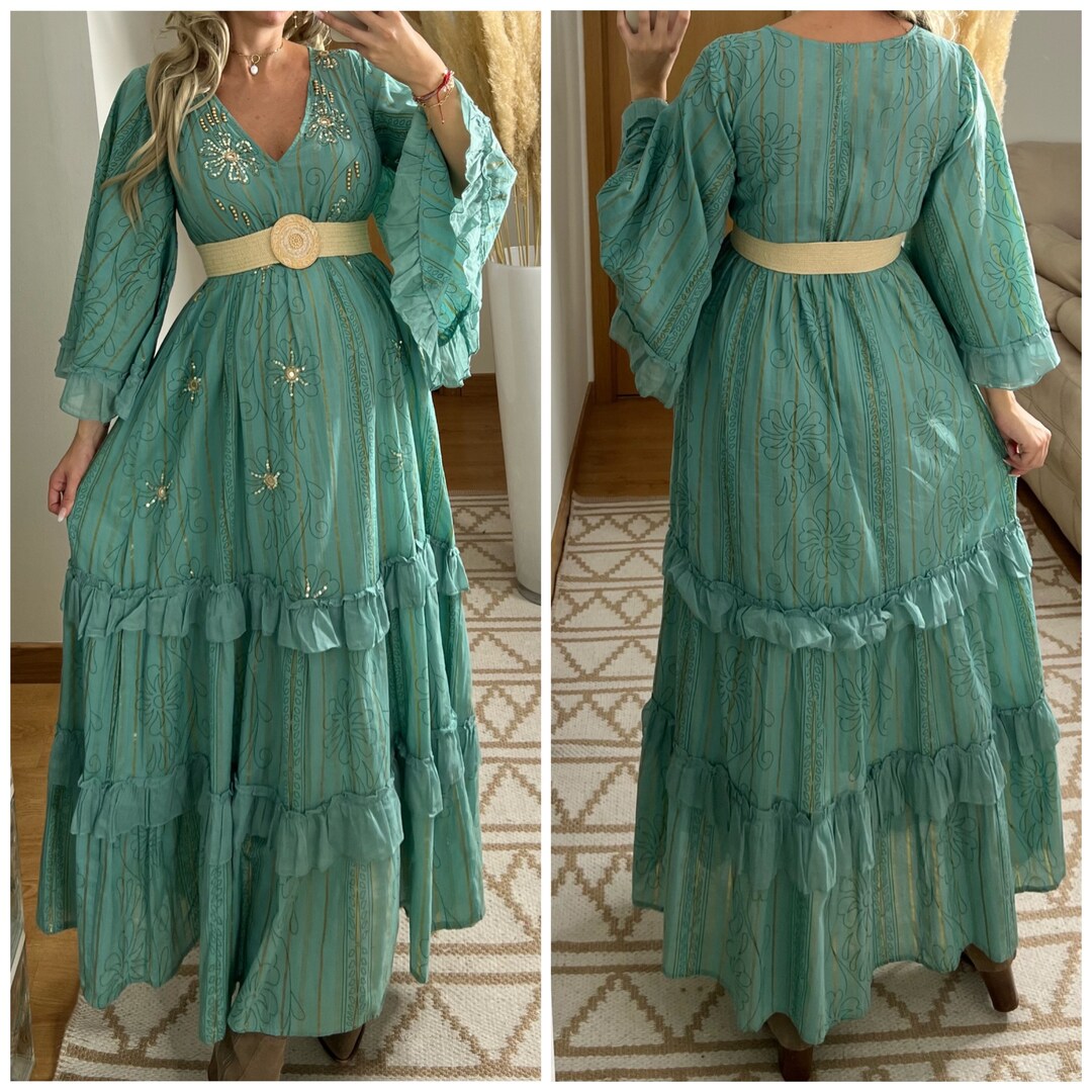 Maxi Dress Boho Boho Dress Dress Pattern Wedding Boho Etsy