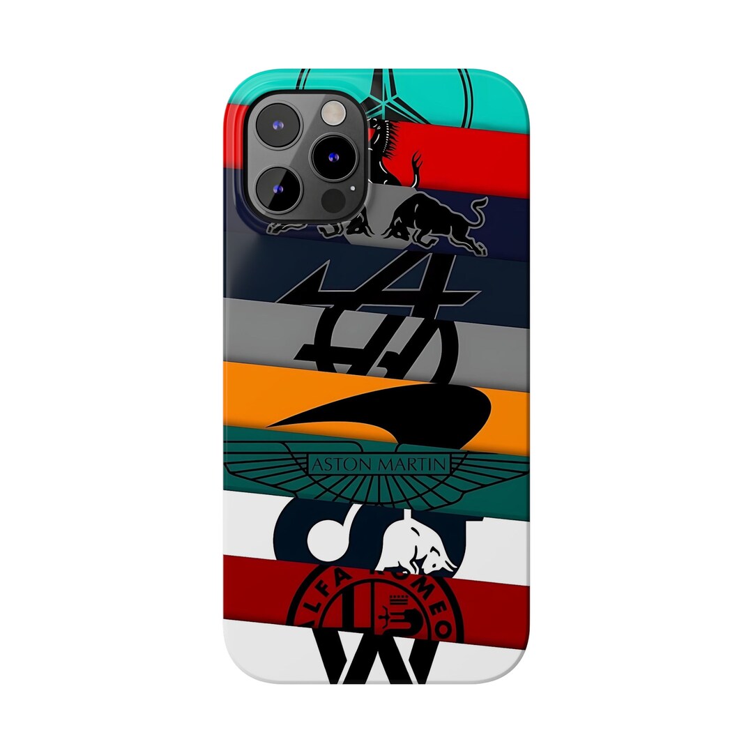 Formula 1 Team Logos Phone Case F1 Racing Inspired Cover Redbull F1 ...