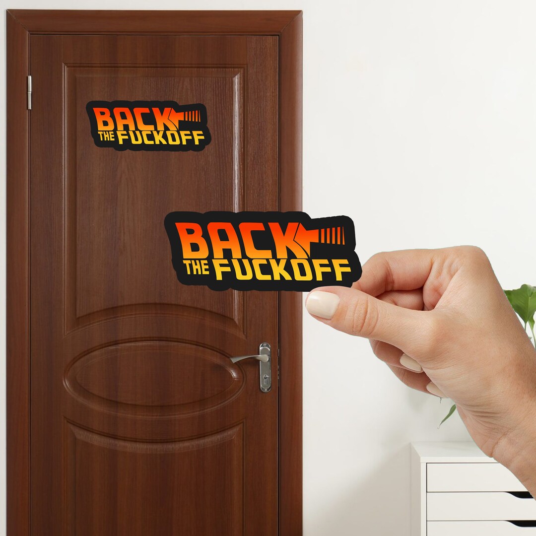 Back to the Future, Offensive Back to the Future Sticker, Funny ...