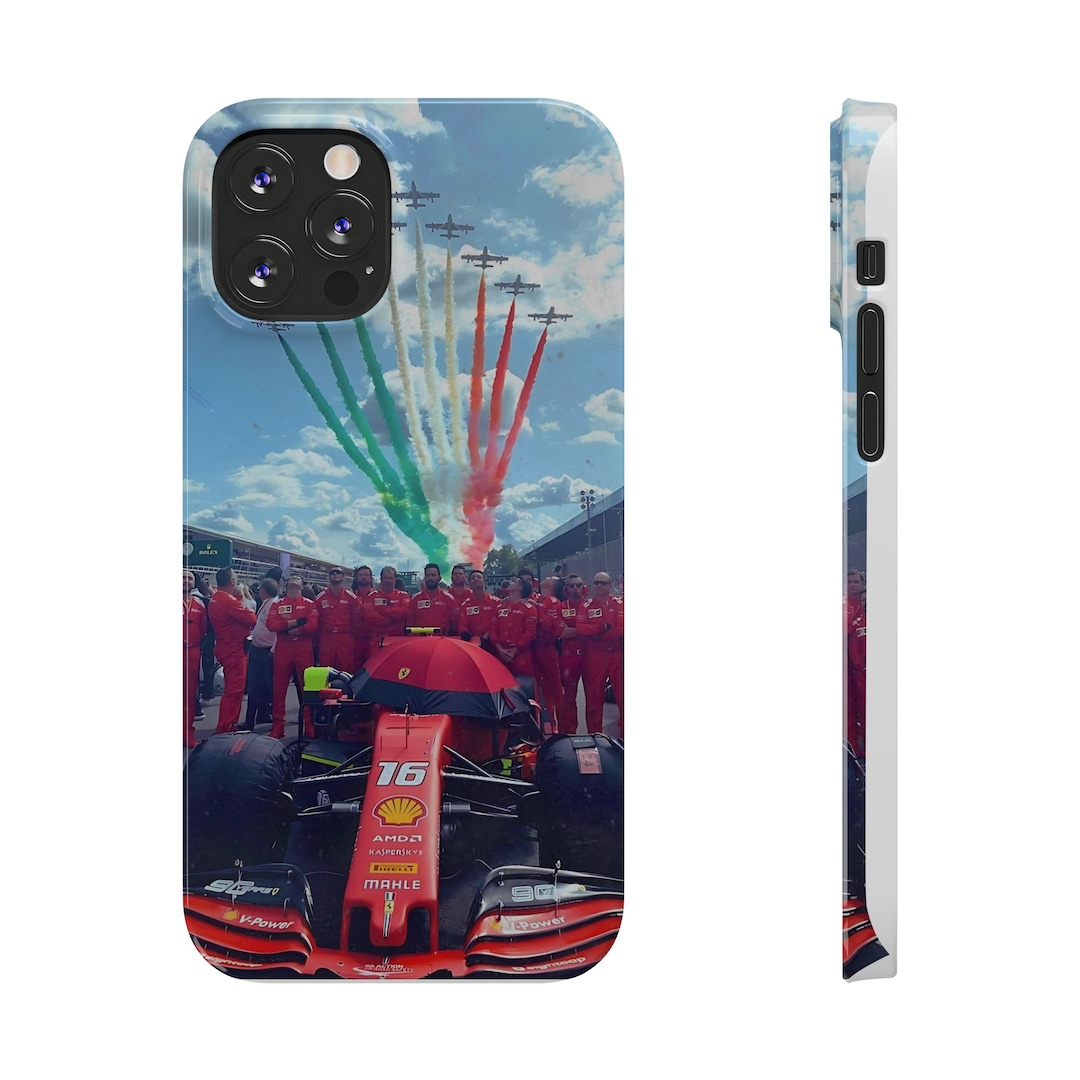 Ferrari Formula 1 Phone Case: Italy Grand Prix Edition Charles Leclerc ...