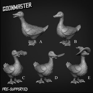 Misbehaving Goose (5 Poses) | Goon Master | UNPAINTED Miniature in ...