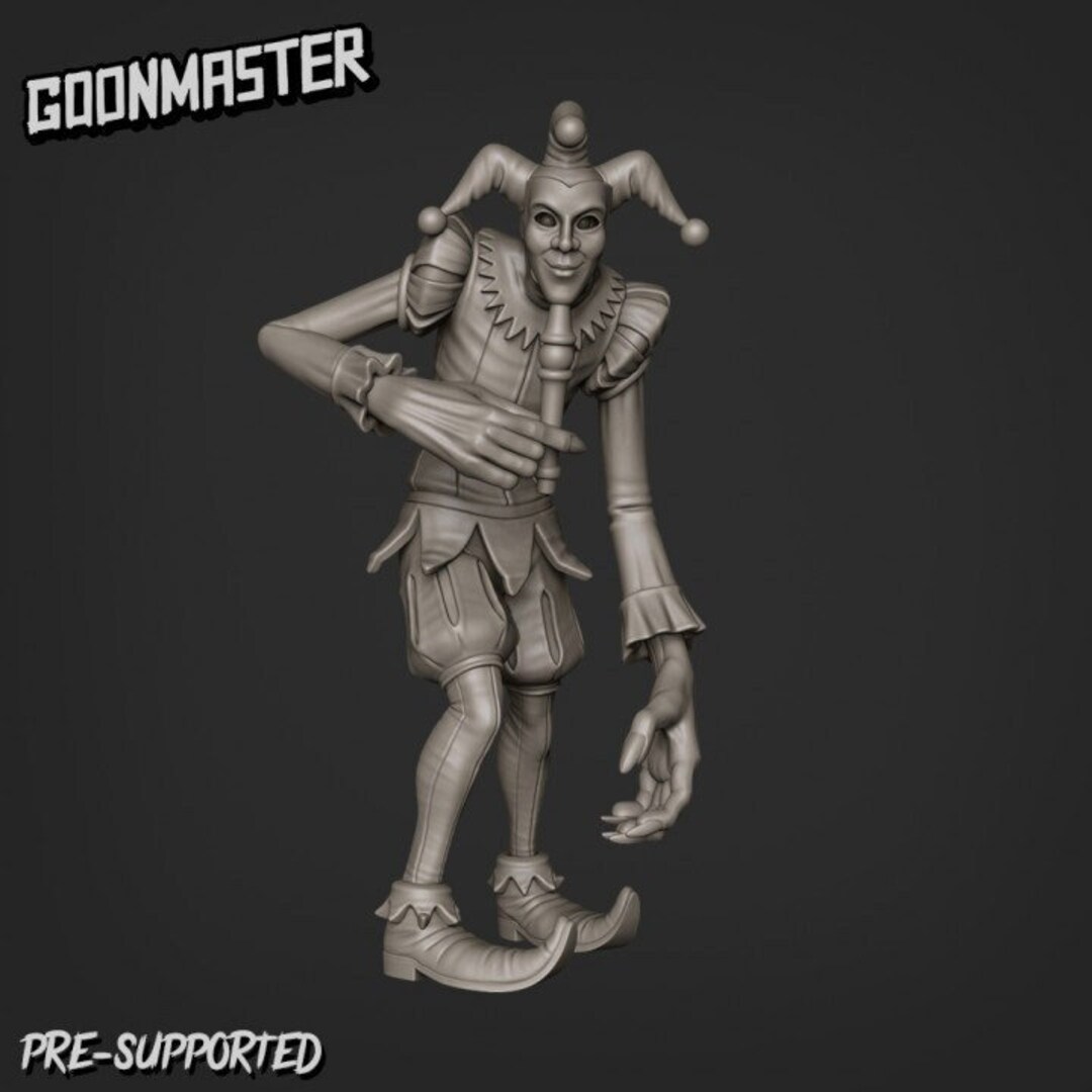 Chester the Jester (3 Poses) | Goon Master | UNPAINTED Miniature in ...