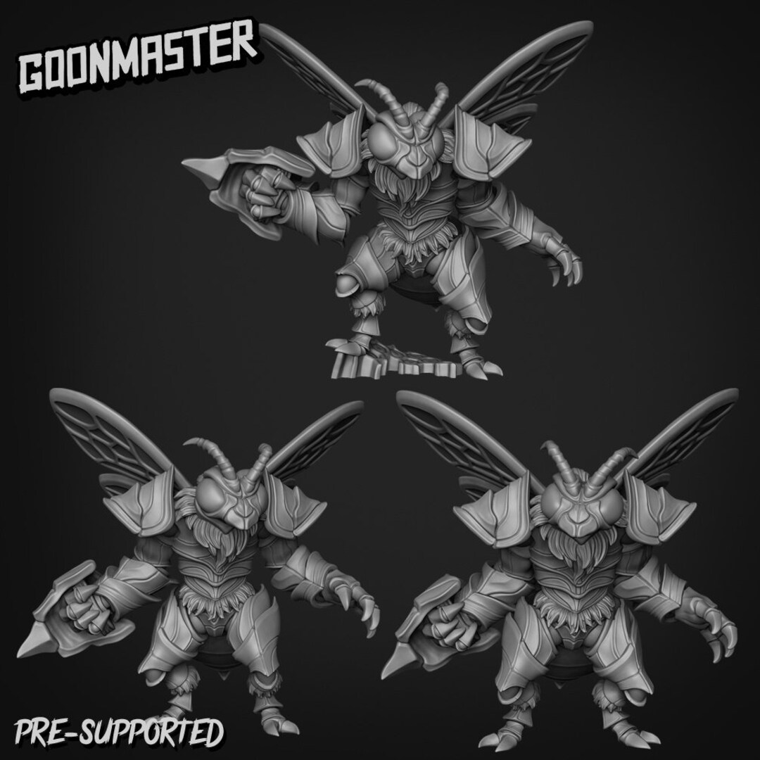 Heavy Bee Bundle 2 (3 Poses) | Goon Master | UNPAINTED Miniature in ...