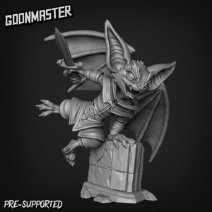 Bat Assassin 5 Poses Goon Master RPG Miniature in Resin - Etsy