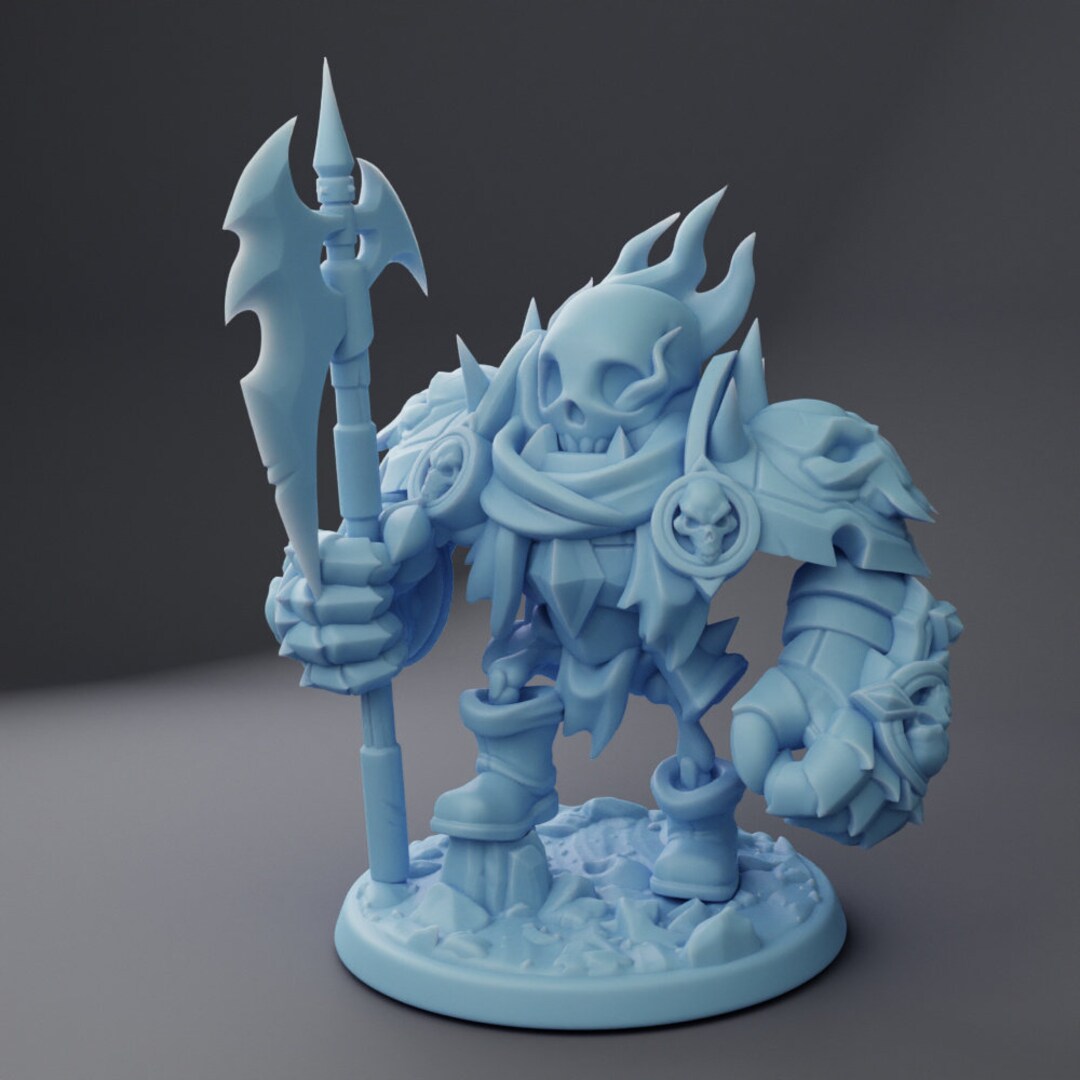 Boss Gary the Skeleton | Twin Goddess | UNPAINTED Miniature in Resin - Etsy