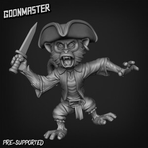 Monkey Pirates 5 Poses Goon Master RPG Miniature in Resin - Etsy