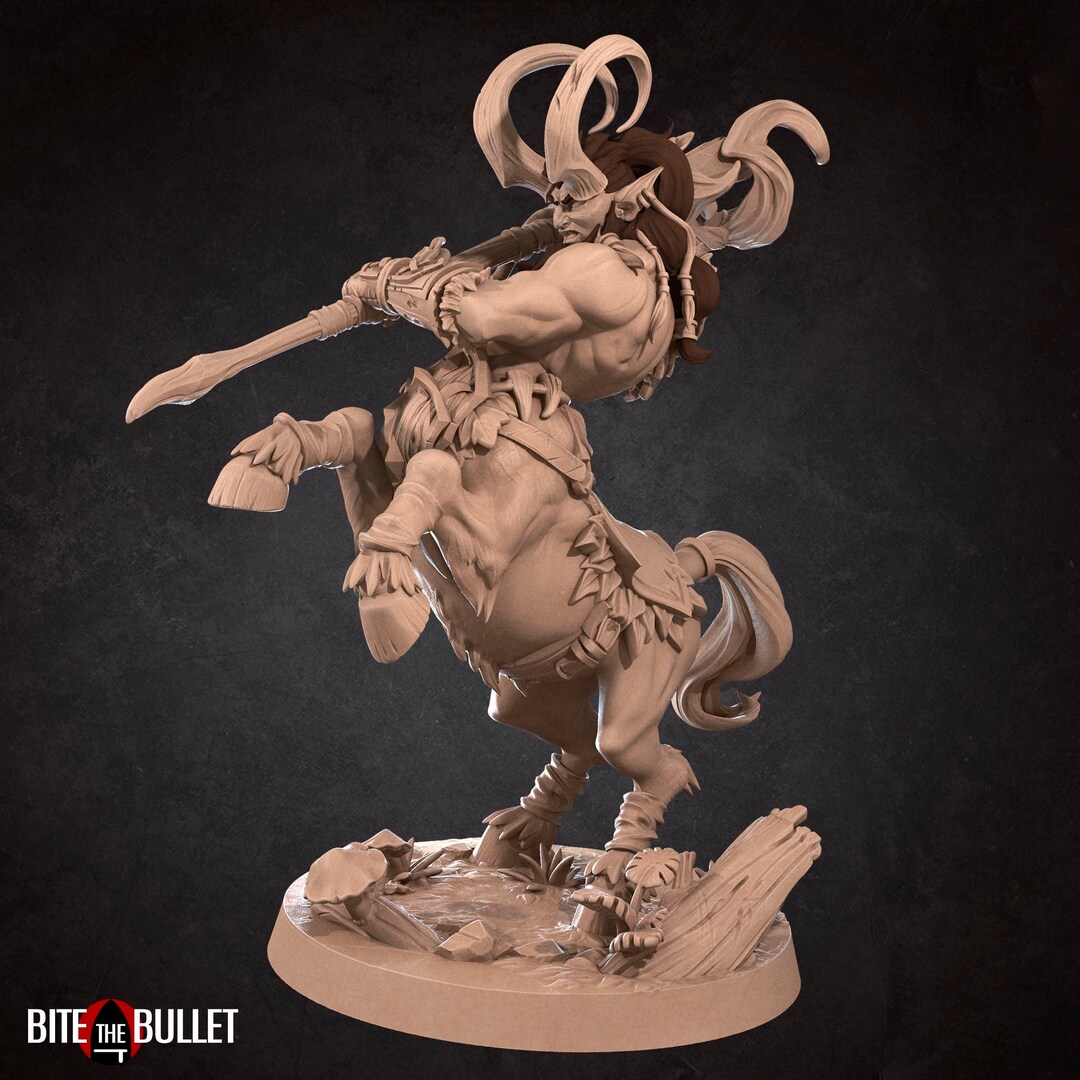 Centaur Druid (4 Versions) | Bite the Bullet | UNPAINTED Miniature in ...