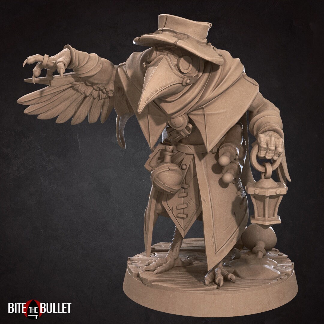 Jen, the Kenku Alchemist | Bite the Bullet | UNPAINTED Miniature in ...