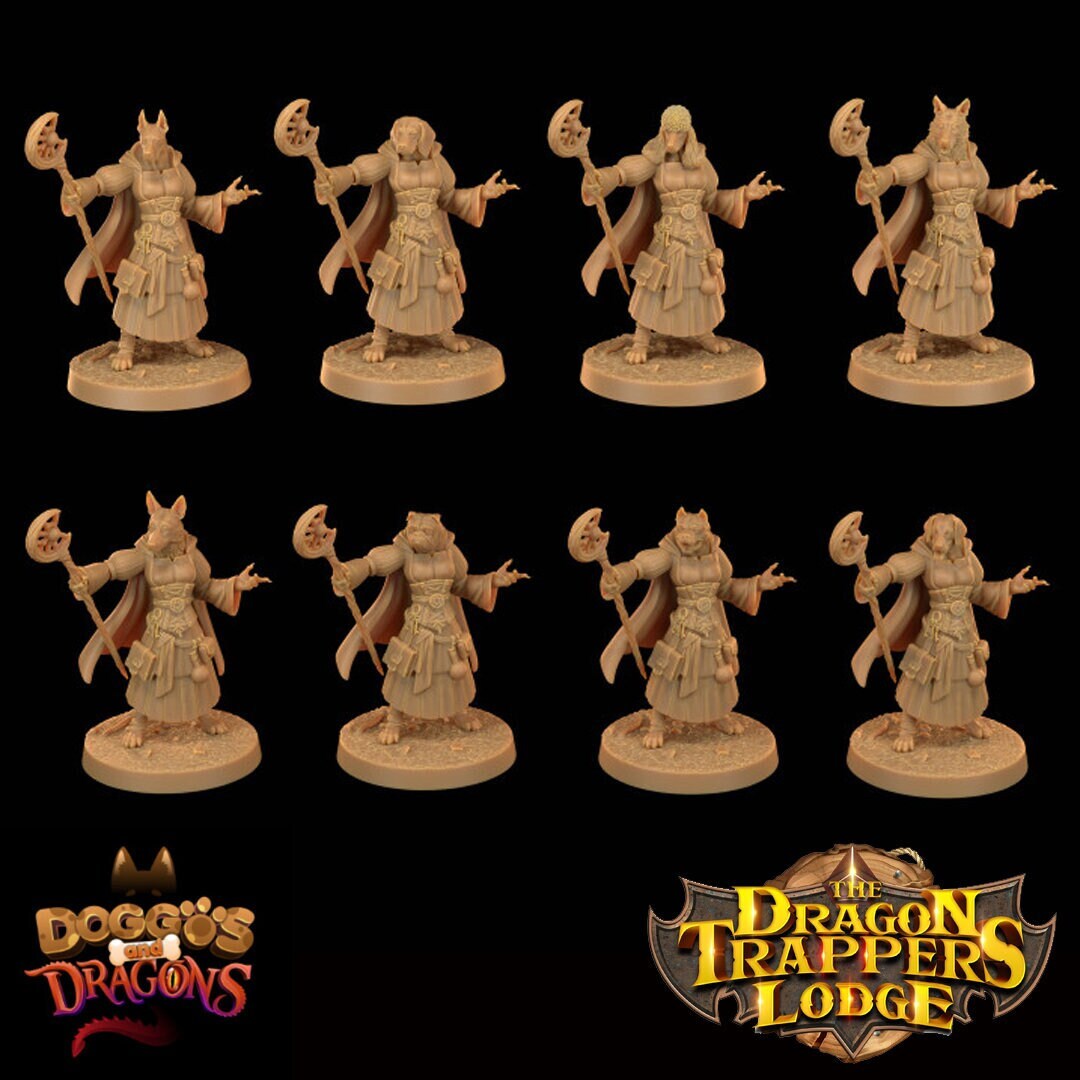 Doggos and Dragons Dog Mage - Etsy