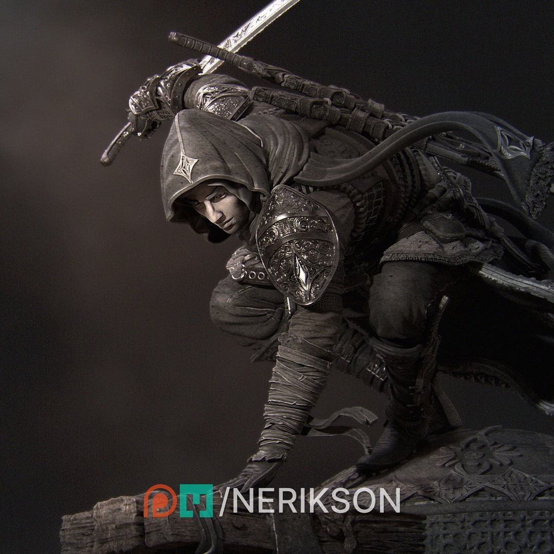 Nasir the Unseen Blade Nerikson RPG Miniature in Resin - Etsy