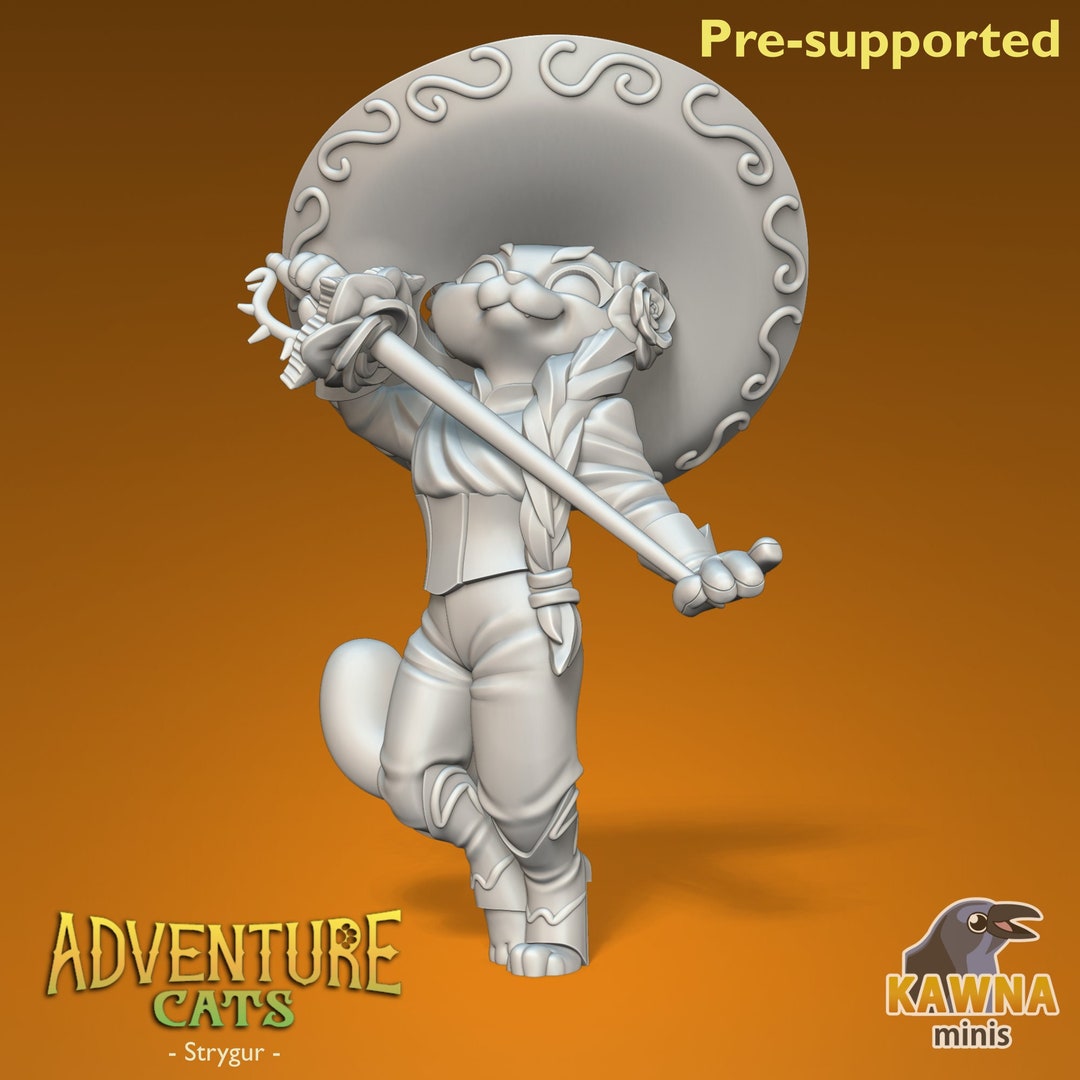 Strygur Rogue Cat - Female | Kawna | Adventure Cats | UNPAINTED ...