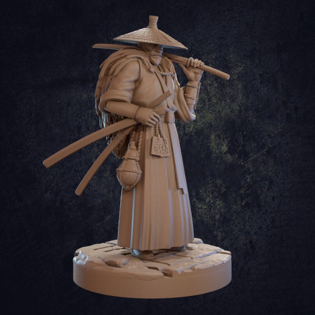 Hattori Human Ronin | Dragon Trappers Lodge | UNPAINTED Miniature in ...