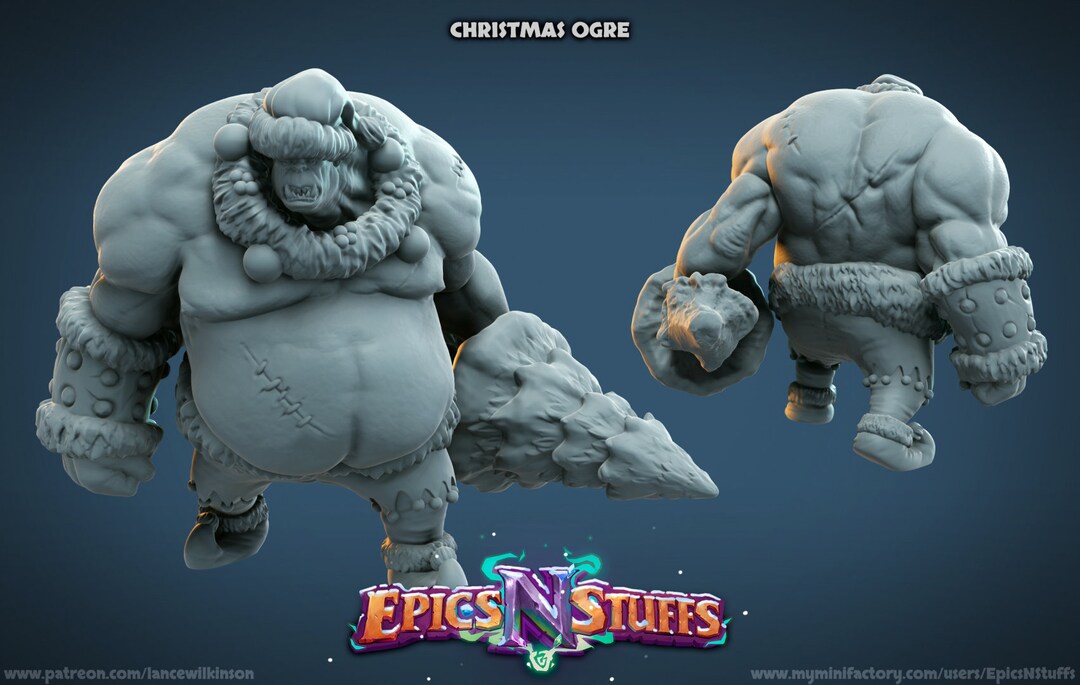 Christmas Ogre - Etsy