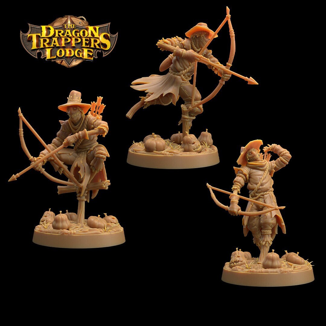 Scarecrows (3 Poses) - Dragon Trappers Lodge | UNPAINTED Miniature in ...