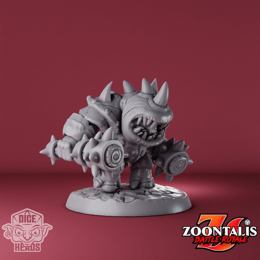 Big Mouth | Dice Heads | Zoontalis | UNPAINTED Miniature in Resin - Etsy