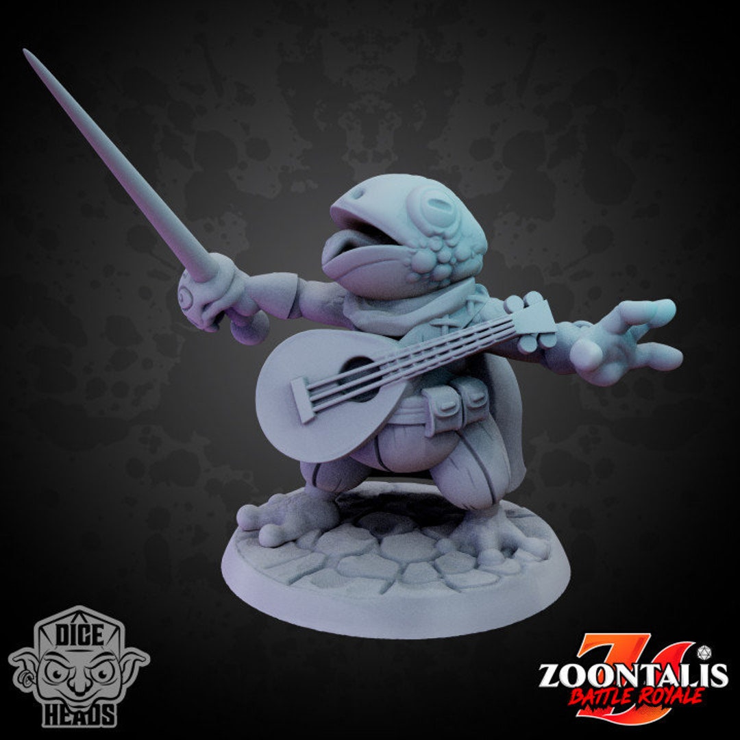 Dice Heads | Zoontalis | Frog Guild | UNPAINTED Miniature in Resin - Etsy