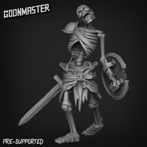 Skeletal Warriors 5 Poses Goon Master - Etsy