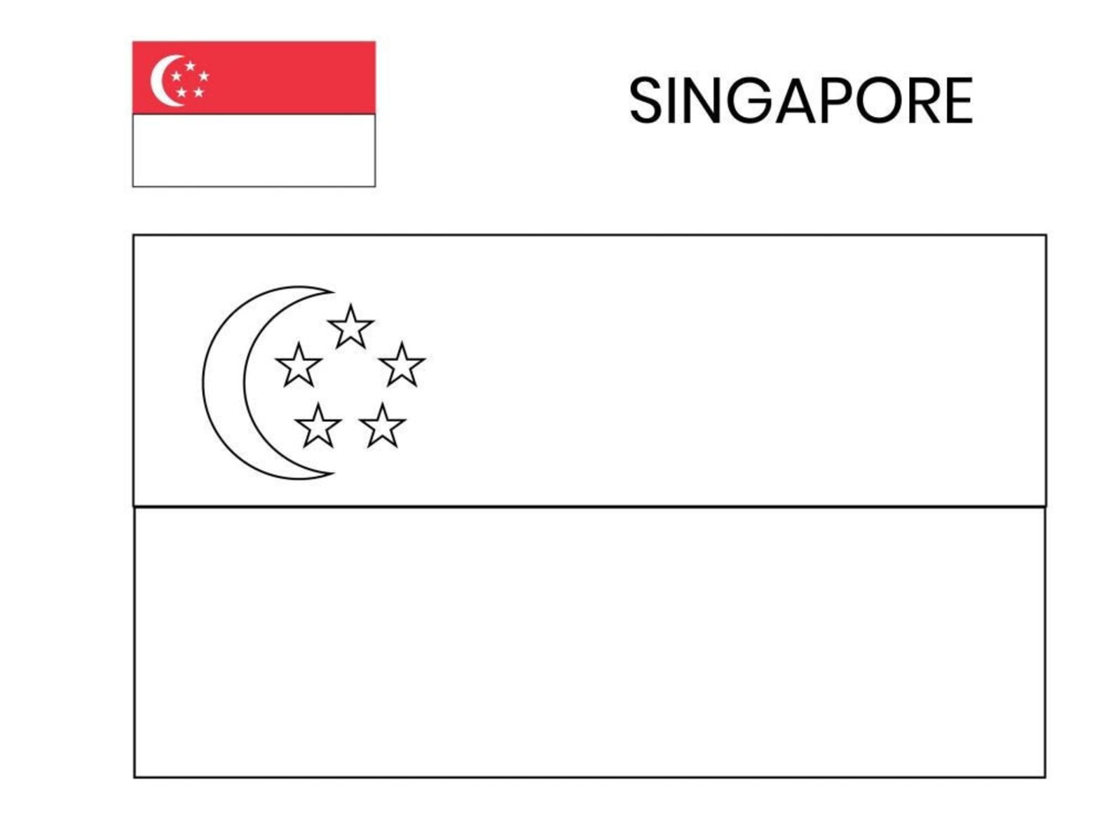 Flags of Asia 22 pages Coloring Book | Etsy