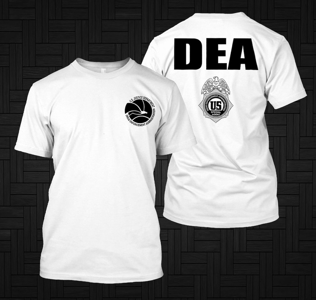 DEA Special Agent Drug Enforcement Administration Heavy Cotton Comfort ...