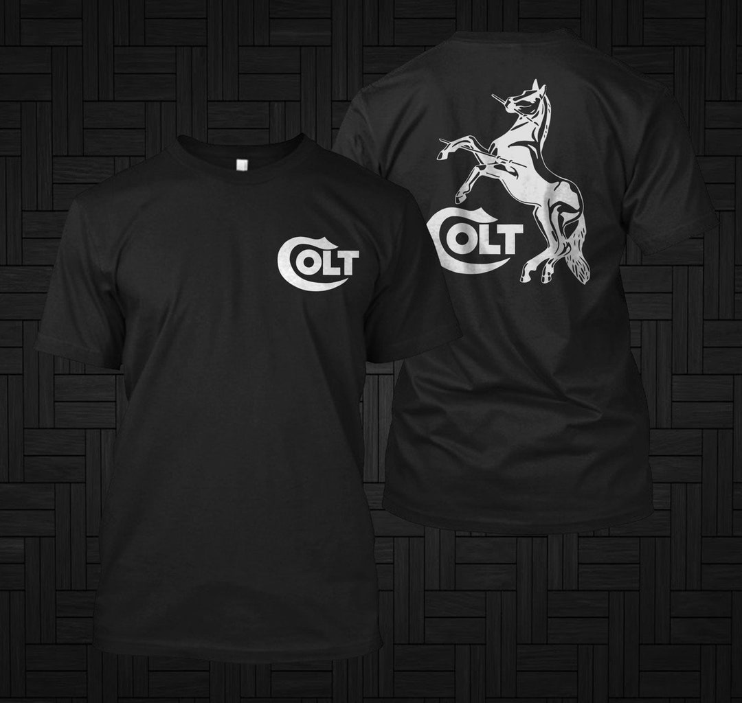 Colt Logo Symbol Guns Firearms Heavy Cotton Comfort T Shirt - Etsy