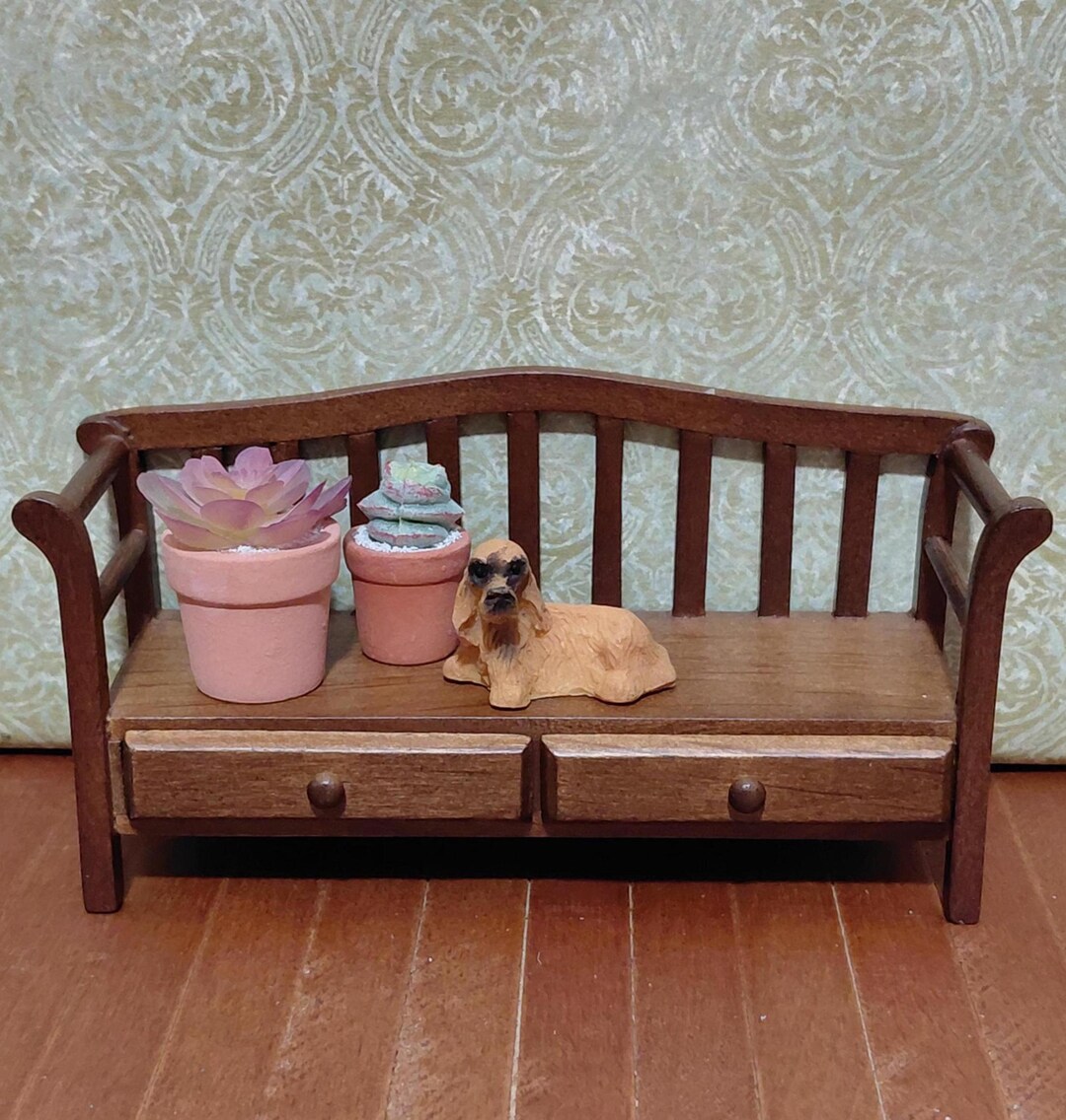 Tiny Sitting Dog, Terrier or Puppy - 1:12 Scale Dollhouse Miniature - Etsy