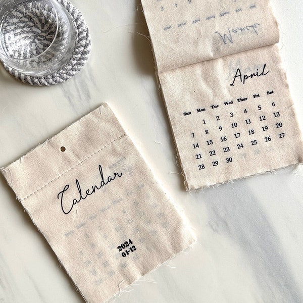 Fabric Calendar - Etsy