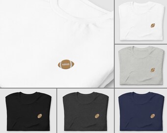 Embroidered Football Shirt - Etsy
