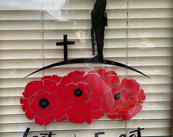 Lest We Forget Window Decal - Etsy UK