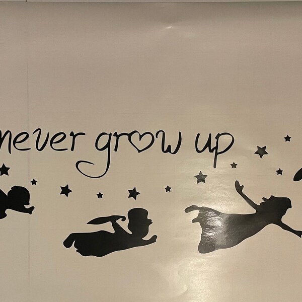 Peter Pan Wall Decal - Etsy UK