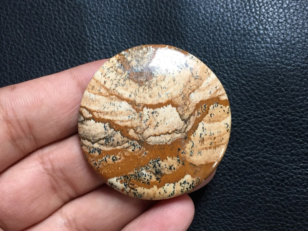 Natural Picture Jasper Round Cabochon Wholesale Picture - Etsy