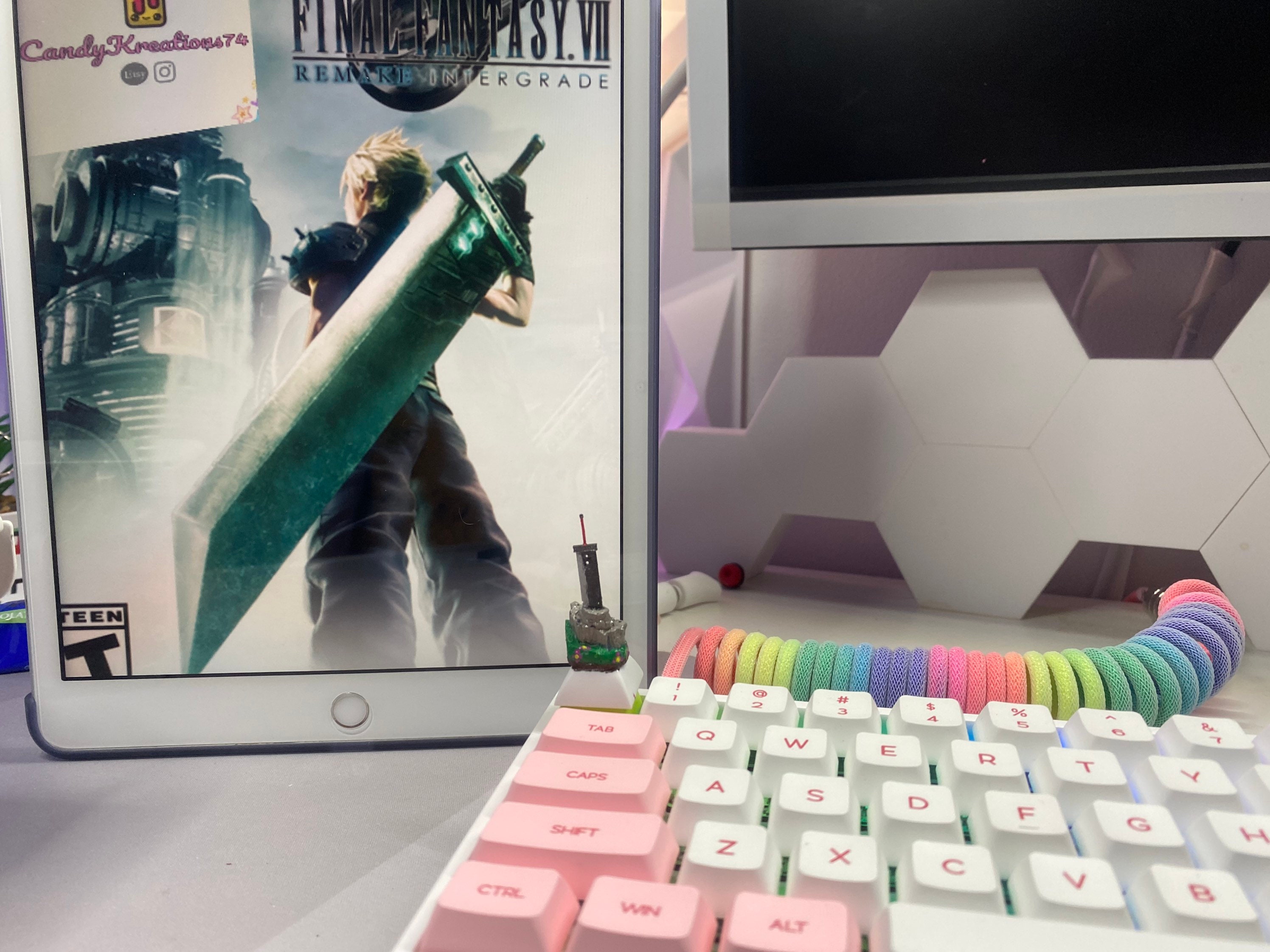 Computers & Peripherals Keyboards & Mice anime keycap gift for friend ...