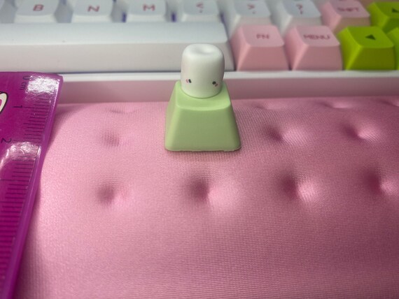 Electronics & Accessories Clay Keycap Mini Milkshake custom keycap cute ...