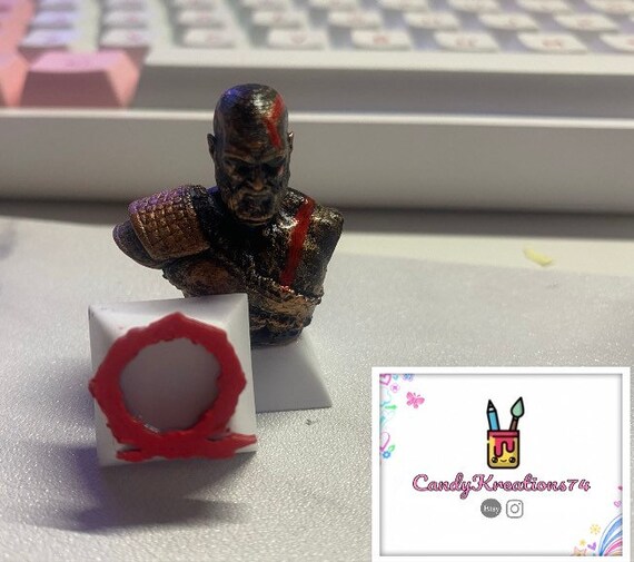 Artisan Keycap Handmade SA and OEM KeycapsGod of war Kratos Keycaps ...