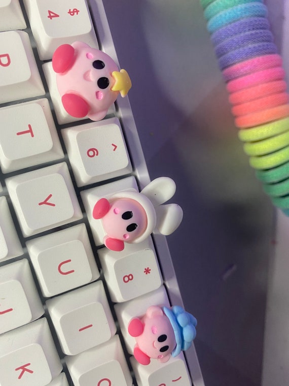 Electronics & Accessories Clay Keycap Mini Milkshake custom keycap cute ...