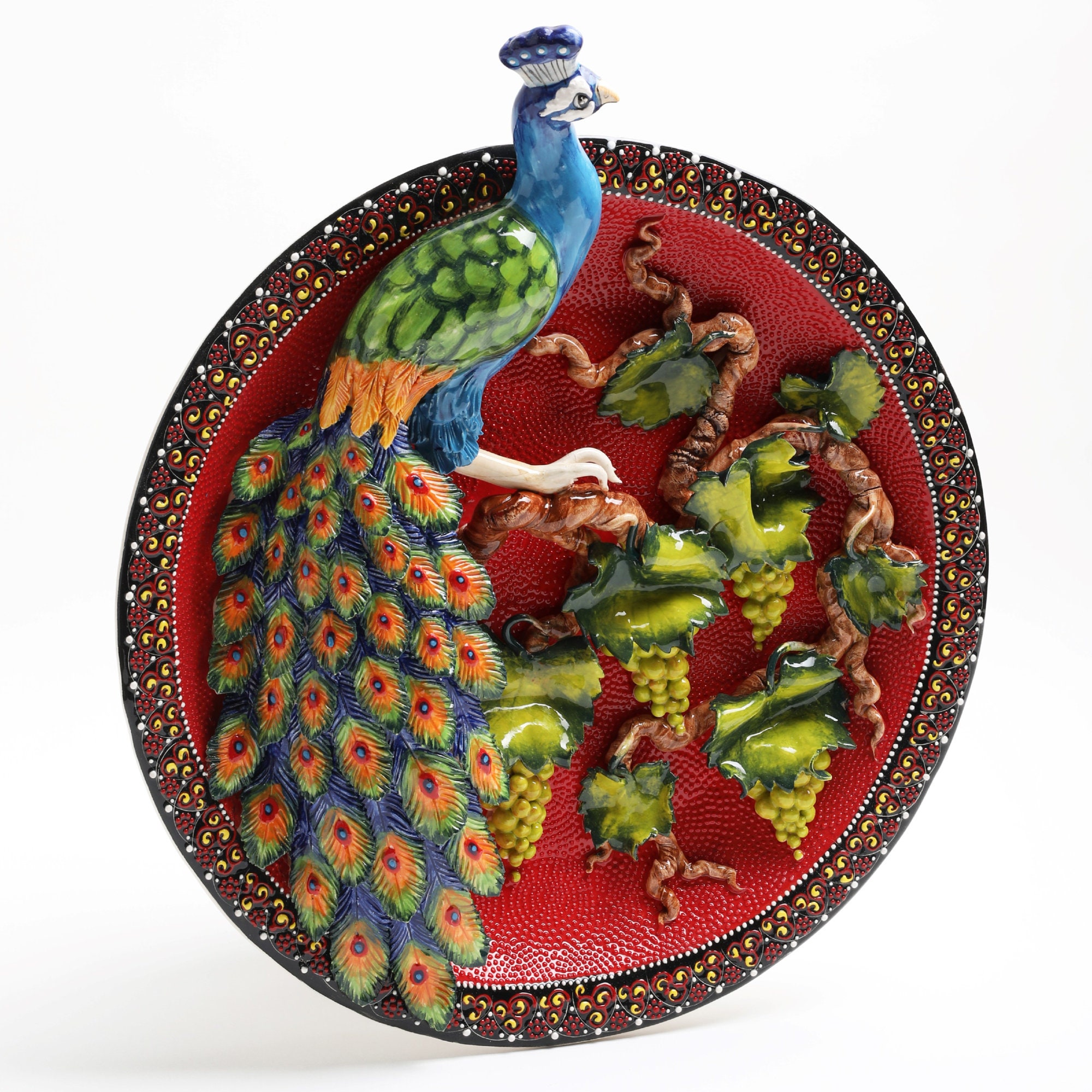 Ceramic Peacock For Sale Only 3 Left At 70