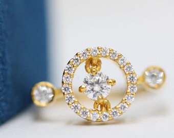 Dancing Stone Ring - Etsy