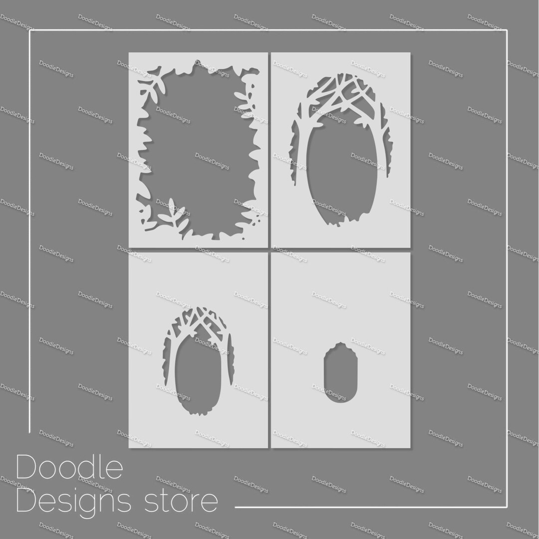 Layered Forest Scene Svgs for Scene Building and Shadowboxes/ Cricut ...
