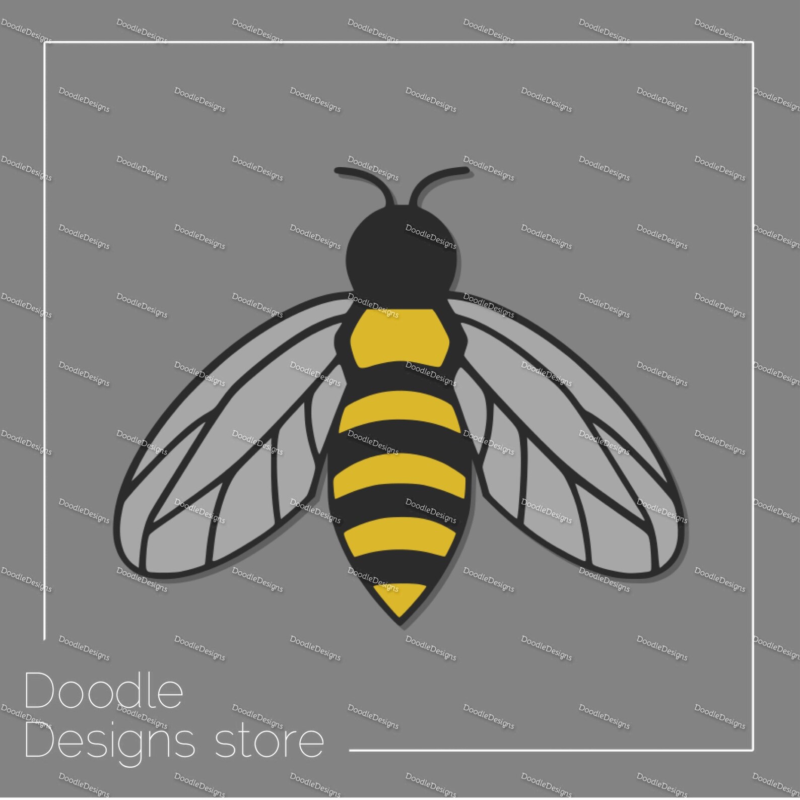 Layered Bee SVG/ Bumble Bee Outline Svg for Cricut/silhouette Cutting ...