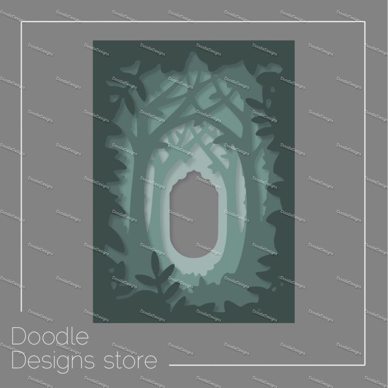 Layered Forest Scene Svgs for Scene Building and Shadowboxes/ Cricut ...