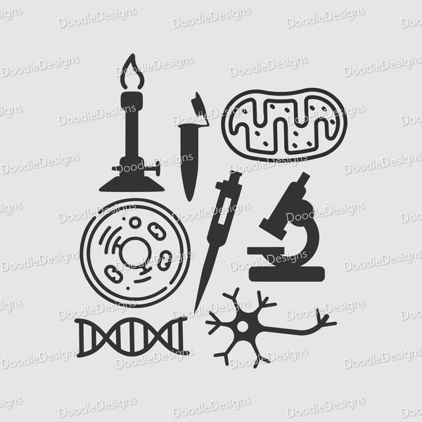 Biology Svg - Etsy