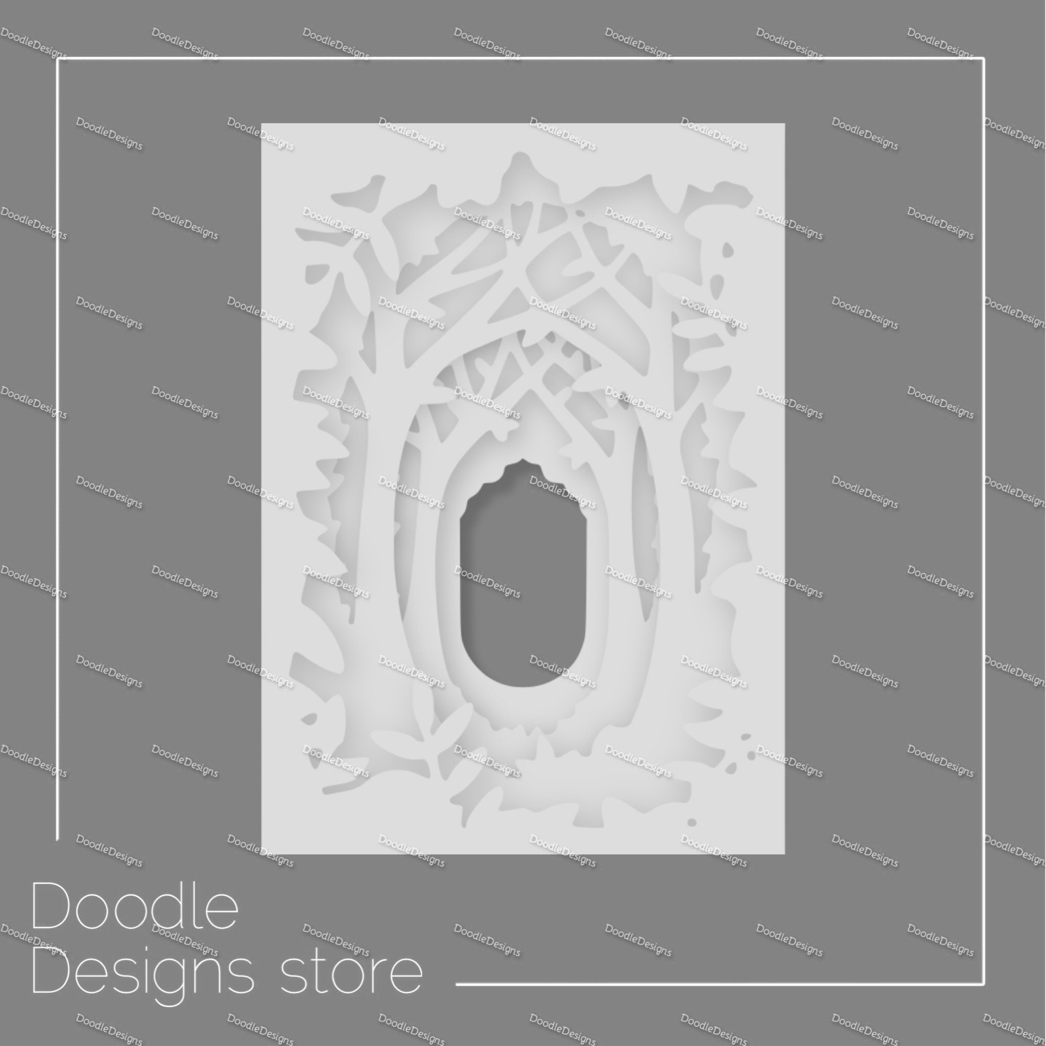 Layered Forest Scene Svgs for Scene Building and Shadowboxes/ Cricut ...