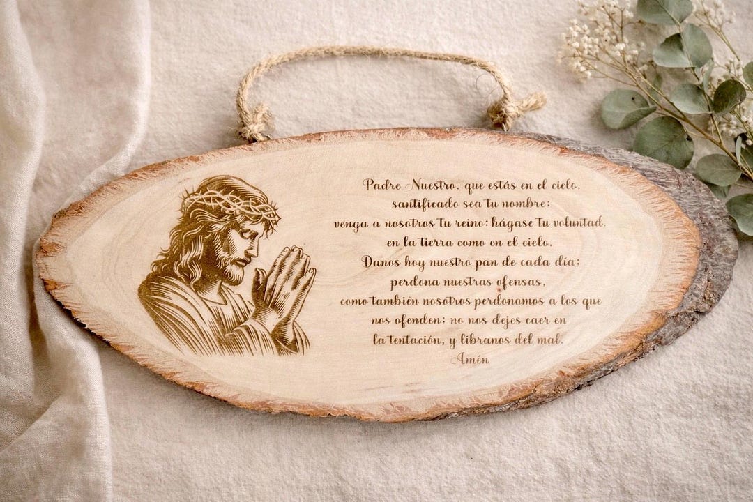 Custom Saint Wood Plaque - Personalized Religious Gift. Custom ...