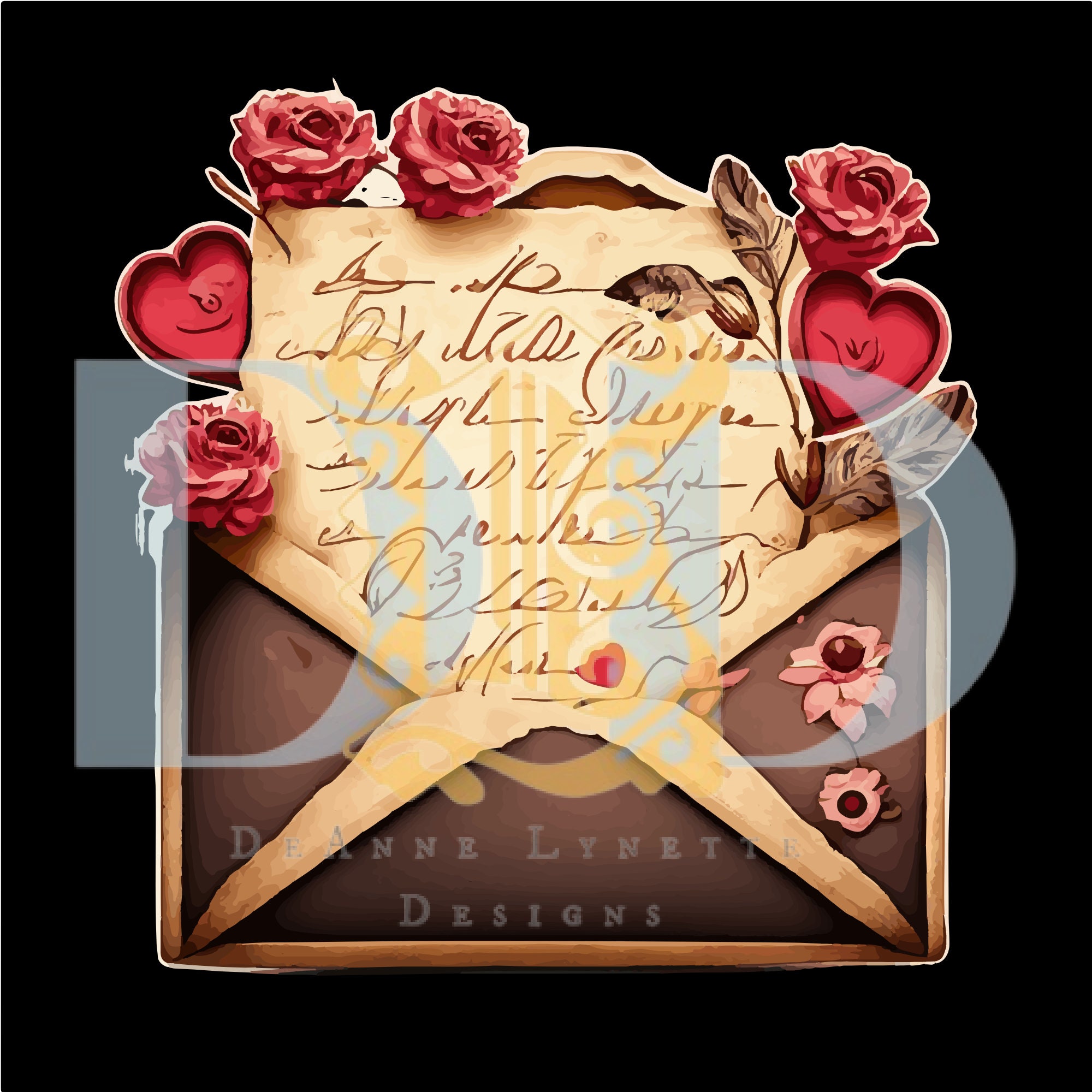 High Res JPG, Love Letter SVG Clipart, PNG, Downloadable Image - Etsy